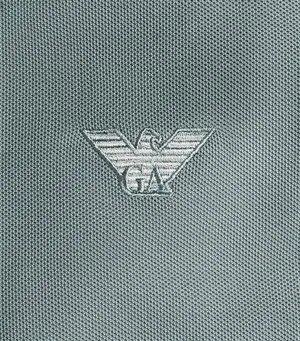 Emporio Armani Cotton Polo Shirt - Blue