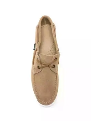 Paraboot Suede Lace-up Boat Shoes