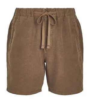 Citizens Of Humanity Linen Drawstring Shorts - Brown