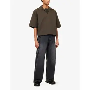 SEVENTH 440 Bermuda Wide-leg Denim Jeans