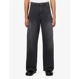 SEVENTH 440 Bermuda Wide-leg Denim Jeans