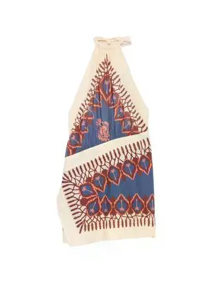 Johanna Ortiz Salt Dreamer Mini Dress - Neutrals