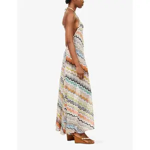 Missoni Chevron-print Knitted Long Cover Up