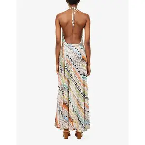 Missoni Chevron-print Knitted Long Cover Up