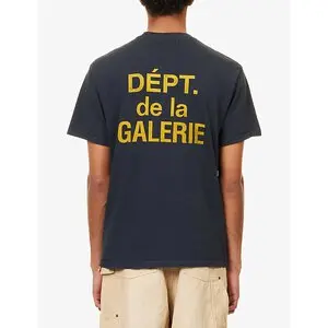 GALLERY DEPT. French Graphic-print Short-sleeve Cotton T-shirt - Black