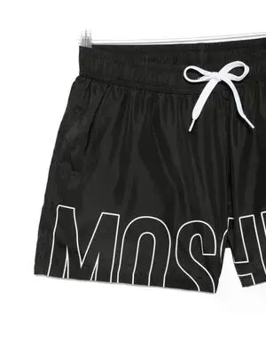 Moschino Print Drawstring Swim Shorts