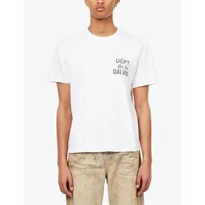 GALLERY DEPT. French Graphic-print Short-sleeve Cotton T-shirt - White