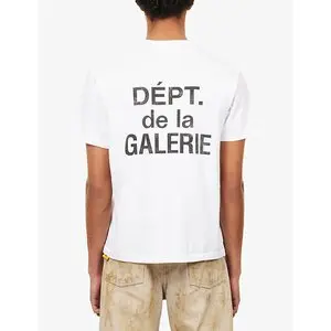GALLERY DEPT. French Graphic-print Short-sleeve Cotton T-shirt - White