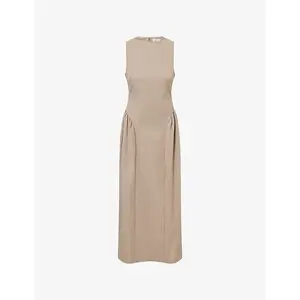 PRETTY LAVISH Sylvie Midaxi Dress - Latte