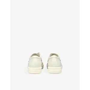 Rick Owens Low Leather Trainers - Cream