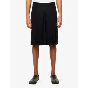 Issey Miyake Homme Plissé Tailored Pleats Pleated Shorts