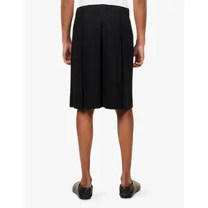 Issey Miyake Homme Plissé Tailored Pleats Pleated Shorts