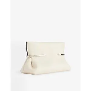 Givenchy Pinch Soft Leather Clutch Bag With Shoulder Strap - Black