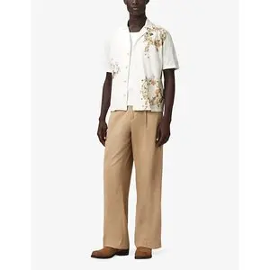 ALLSAINTS Fleur Lis Floral-print Cotton Shirt