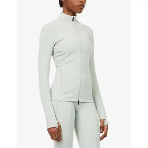 On Studio Training Jacket With High Neck And Thumbholes