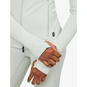 On Studio Training Jacket With High Neck And Thumbholes