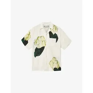 ALLSAINTS Nouvelle Floral-print Cotton And Linen Shirt