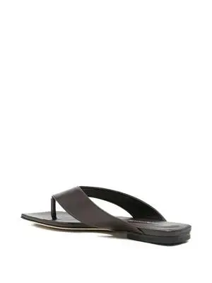 Lorena Antoniazzi Square-toe Flat Sandals