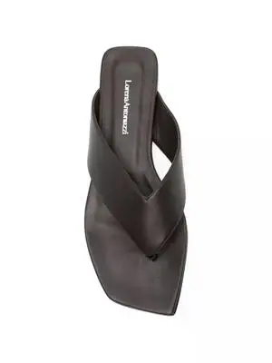 Lorena Antoniazzi Square-toe Flat Sandals