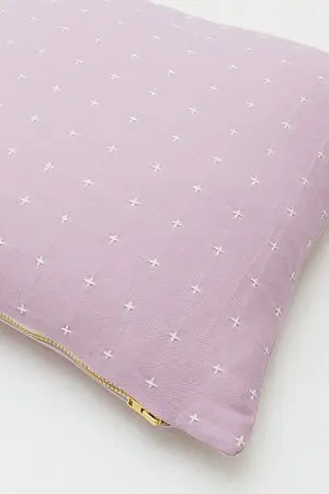 ANCHAL Cross-stitch Small Pillow - Berry