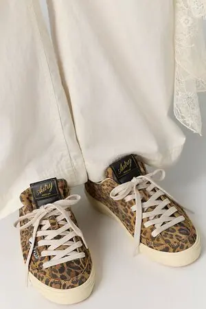 AUTRY Windscape Low-top Suede Sneakers - Suede Leopard