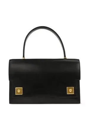 Hermès 1989 Piano Leather Handbag - Black