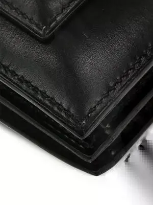 Hermès Piano Leather Handbag - Black