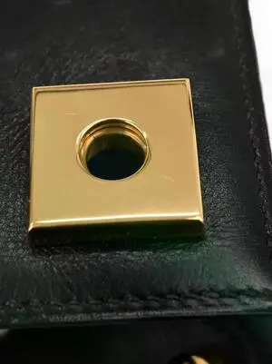 Hermès Piano Leather Handbag - Black