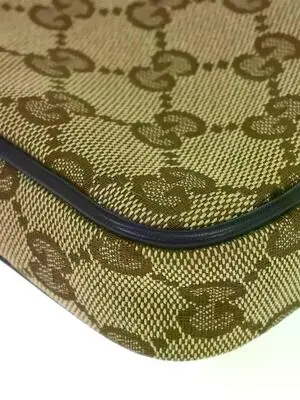 Gucci Gg Monogram Canvas Pouch