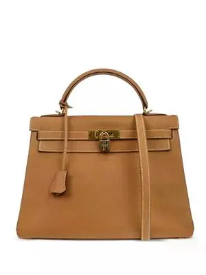 Hermès 2004 Kelly 32 Retourne Leather Handbag - Neutrals