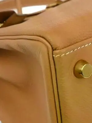 Hermès 2004 Kelly 32 Retourne Leather Handbag - Neutrals