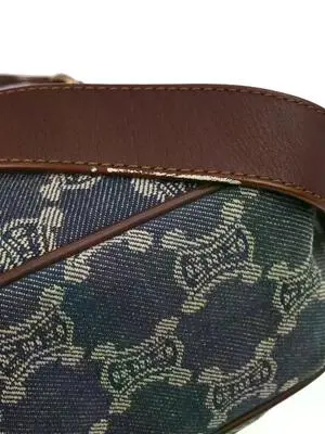 Celine Macadam Denim Shoulder Bag