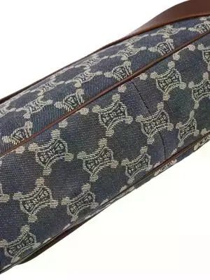 Celine Macadam Denim Shoulder Bag