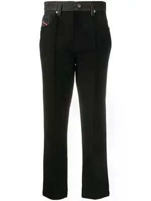 DIESEL® Hybrid Milano-knit Cropped Jeans