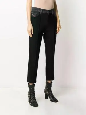 DIESEL® Hybrid Milano-knit Cropped Jeans