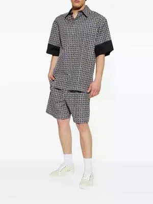 LANVIN Dbb1 Canvas Lace-up Sneakers - Neutrals