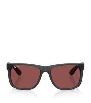 Ray-ban Justin Rectangle Sunglasses - Grey