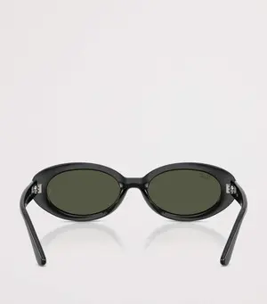 Ray-ban Rb2223 Oval Frame Sunglasses - Black