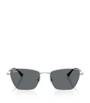 Ray-ban Metal Rb3783 Drea Sunglasses - Silver