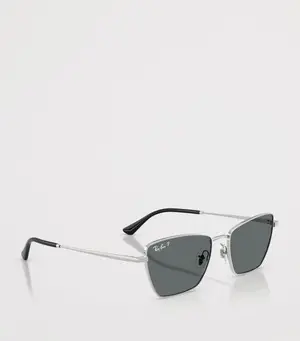 Ray-ban Metal Rb3783 Drea Sunglasses - Silver
