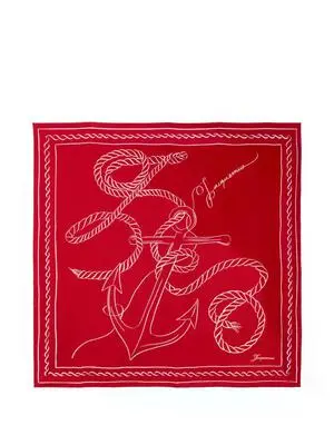 Jacquemus Ancre Scarf - Red