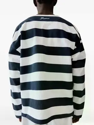 Jacquemus The Marinière Striped Long-sleeve T-shirt - Blue