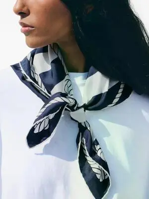 Jacquemus Bateau Corde Scarf - Blue
