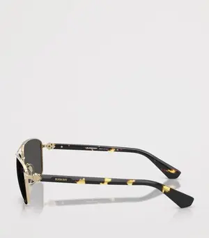 Burberry Aviator Sunglasses - Gold