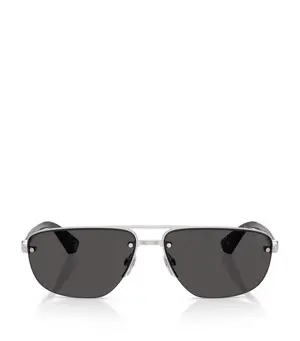 Burberry Aviator Sunglasses - Silver