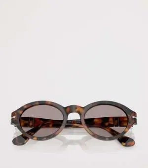 Persol Acetate Loris Oval Sunglasses