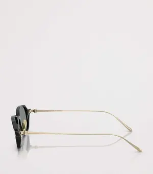 Giorgio Armani Rectangle Sunglasses - Black