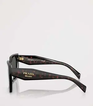 Prada Acetate Rectangle Sunglasses