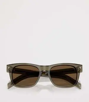 Prada Rectangle Sunglasses - Brown