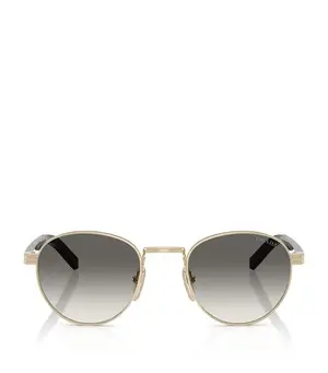 Prada Steel Phantos Sunglasses - Gold